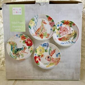 Pier 1 | Dining | Collectible Pier Hello Spring Salad Dessert Plates ...
